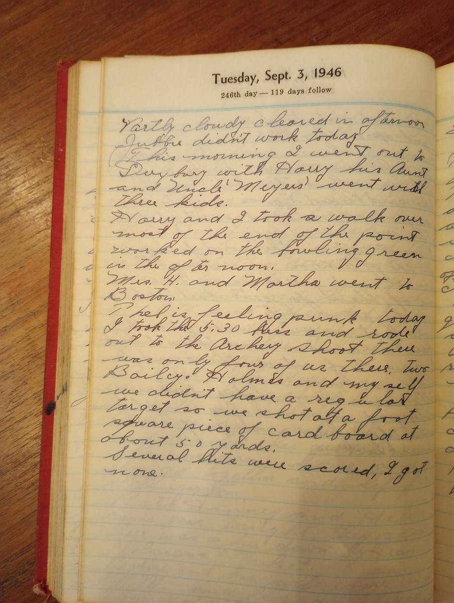 Tuesday, Sept. 3, 1946 – Arrowheads Up the Hill