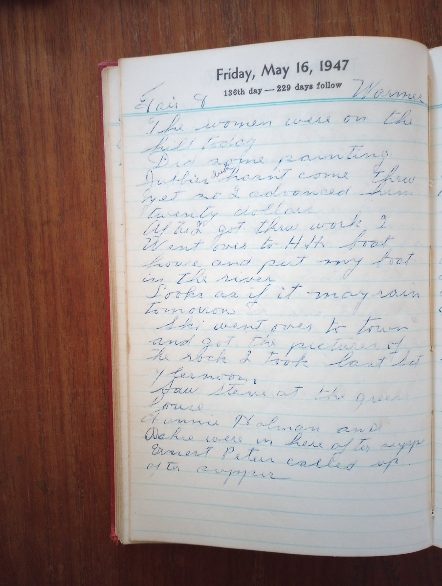 Friday, May 16, 1947 – Arrowheads Up the Hill
