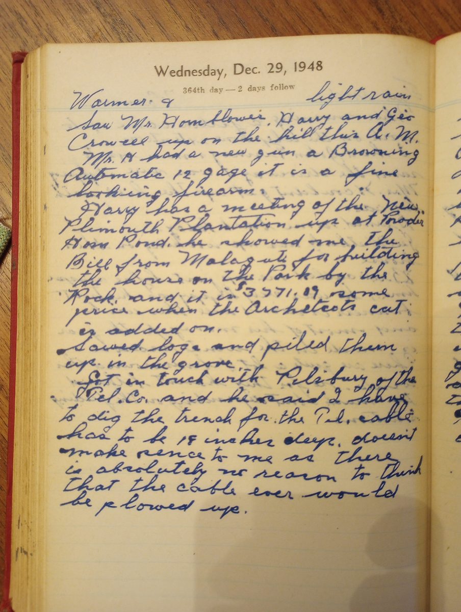 Wednesday, Dec. 29, 1948 – Arrowheads Up the Hill